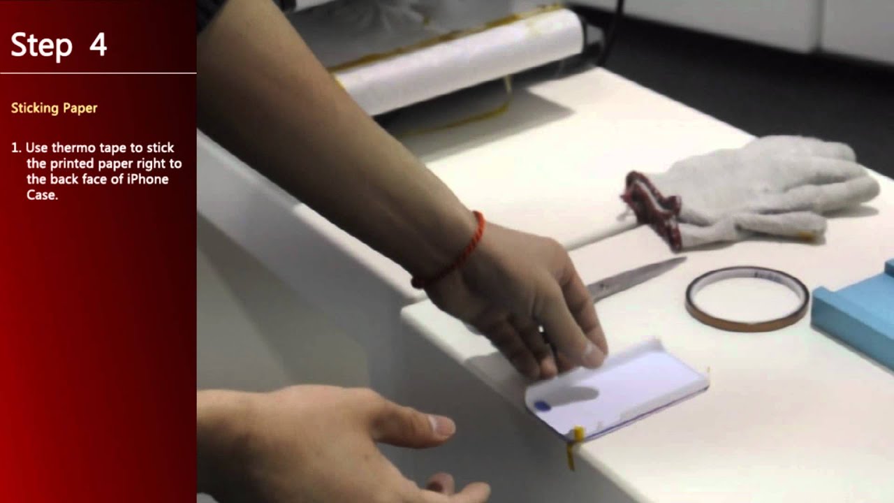 Polymer iPhone Case Printing Tutorial - YouTube