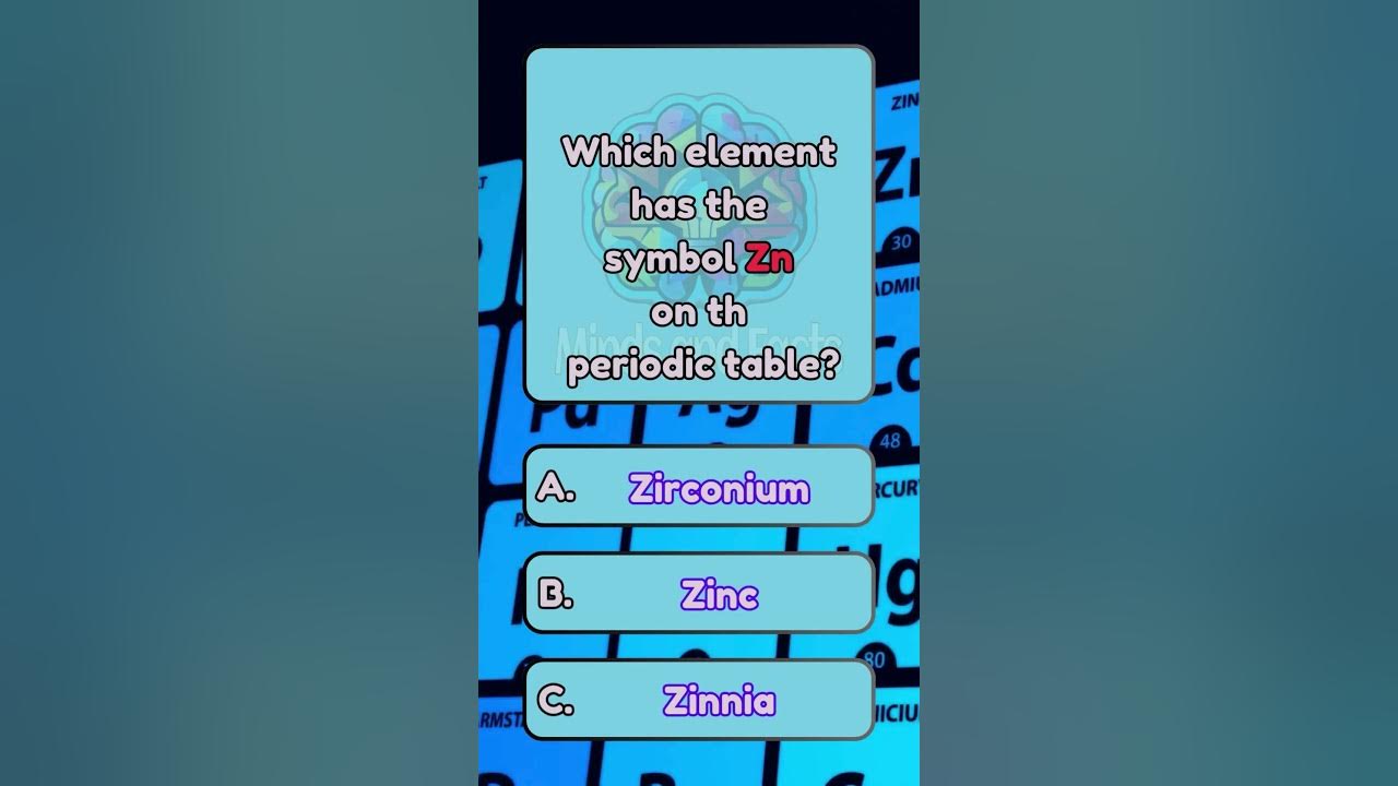 Periodic Table Challenge: How Well Do You Know the Elements? #quiz # ...