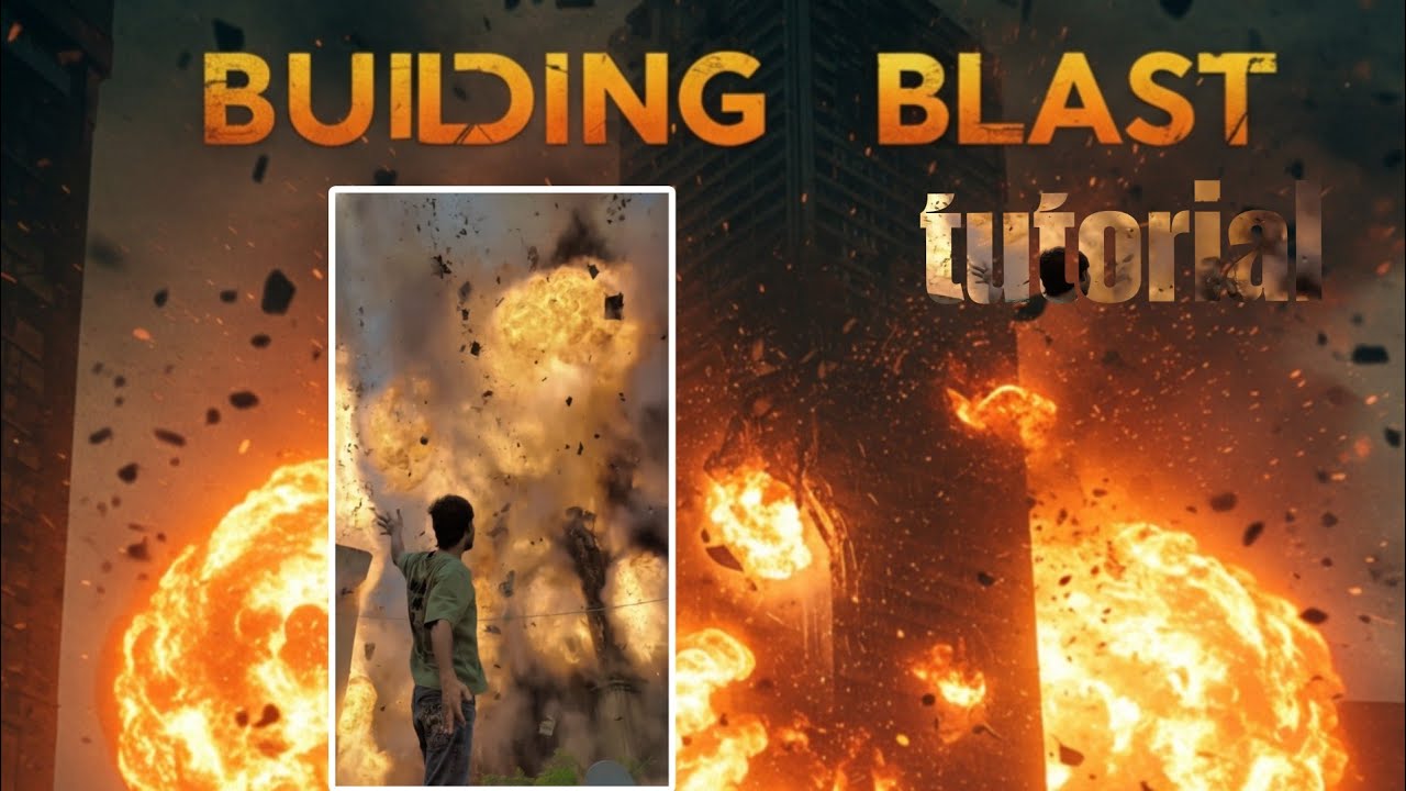 Creating realistic building blast video | building exposition tutorial ...
