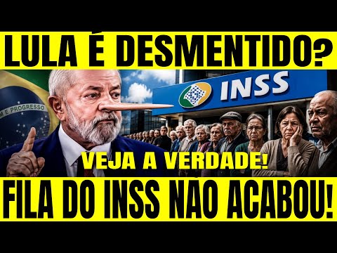 🚨🇧🇷 LULA MENTE AO VIVO AO DIZER QUE ZEROU FILA DO INSS!