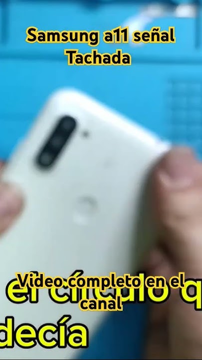 Samsung sin señal, señal Tachada - YouTube