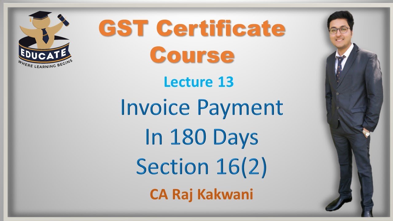 LEC-13, PAYMENT OF INVOICE TO BE MADE IN 180 DAYS, SECTION 16(2), RULE ...