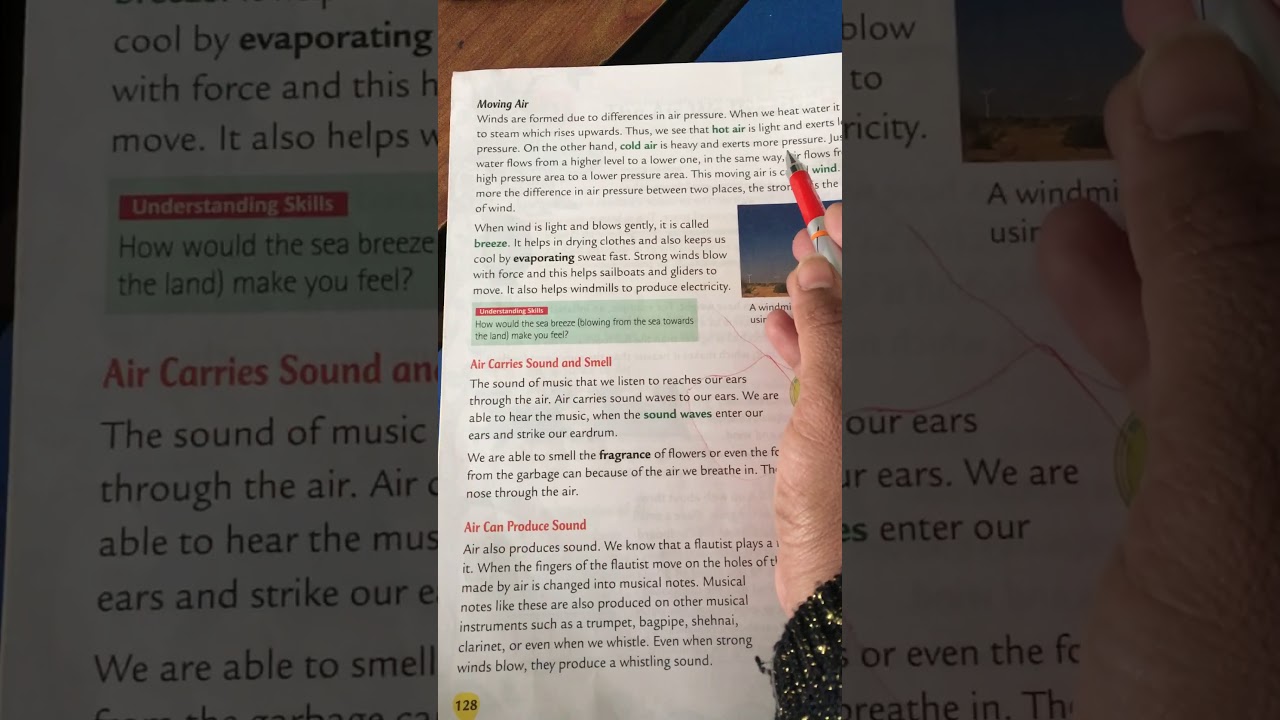 Class 4 lesson the air we breathe topic moving air - YouTube