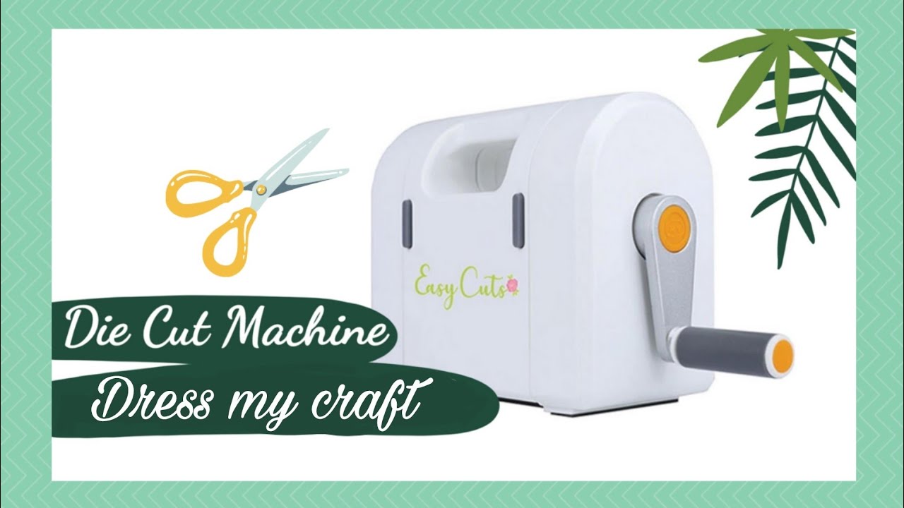 How to use Die Cut Machine// Dress my craft mini die cut Machine - YouTube
