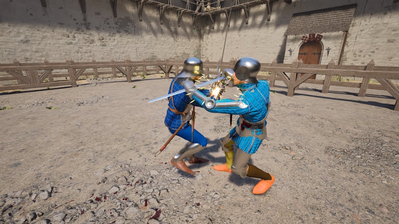 The Knight’s Trial: Longsword vs Shield⚔️ #sword #gaming #halfsword ...