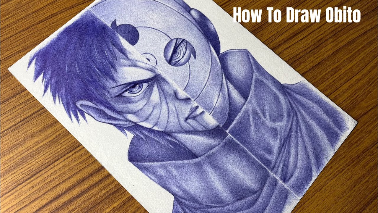 How to Draw Obito | SK Art - YouTube