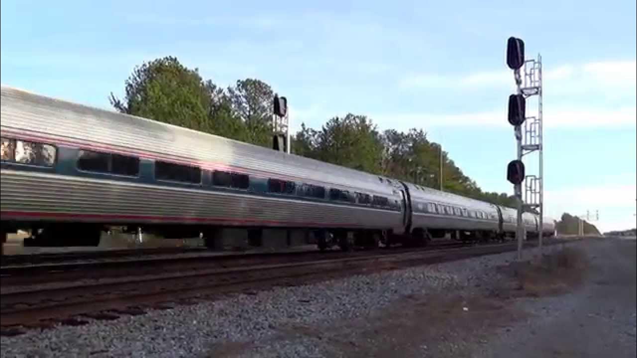 Amtrak 120 leads the CSXT P090 07 - YouTube