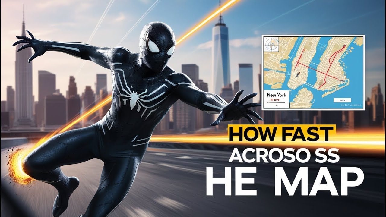 How FAST Can You Get Across The Map in Marvel's Spider-Man 2 as ...