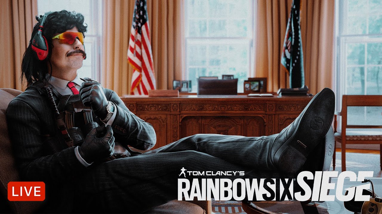🔴LIVE - DR DISRESPECT - RAINBOW SIX SIEGE - GOLD RANK SOLO - YouTube