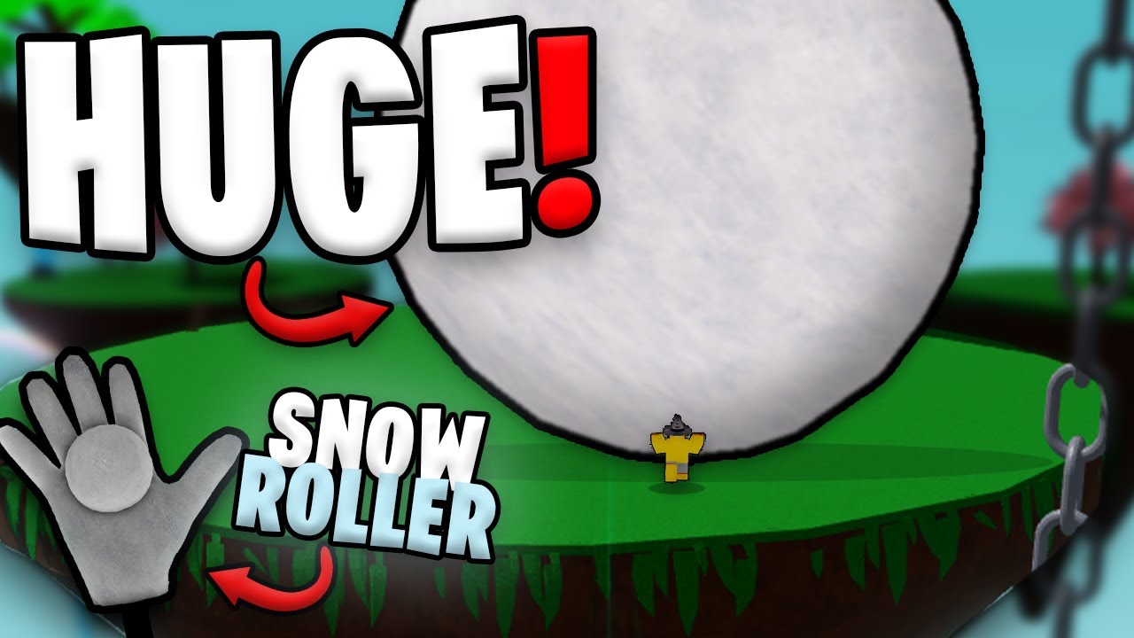 I Got The BIGGEST Snowball Possible Using the Snowroller Glove(Slap ...