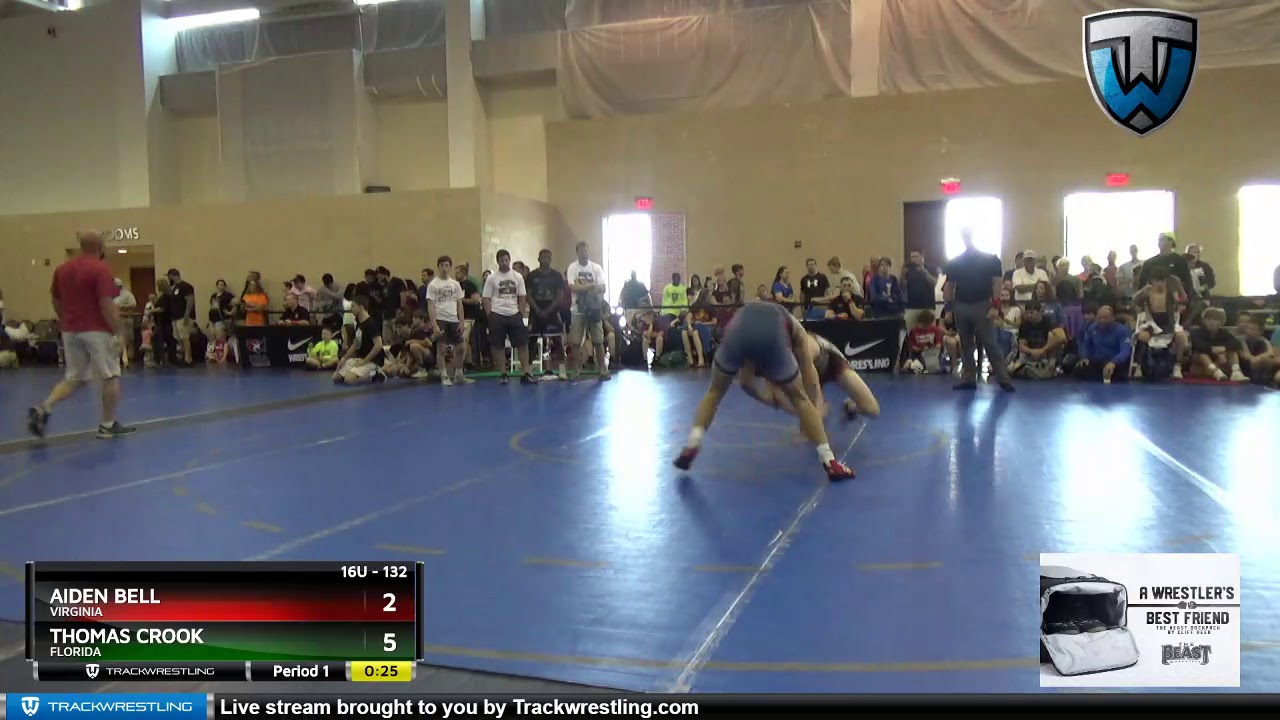16U 132 Aiden Bell Virginia Vs Thomas Crook Florida - YouTube