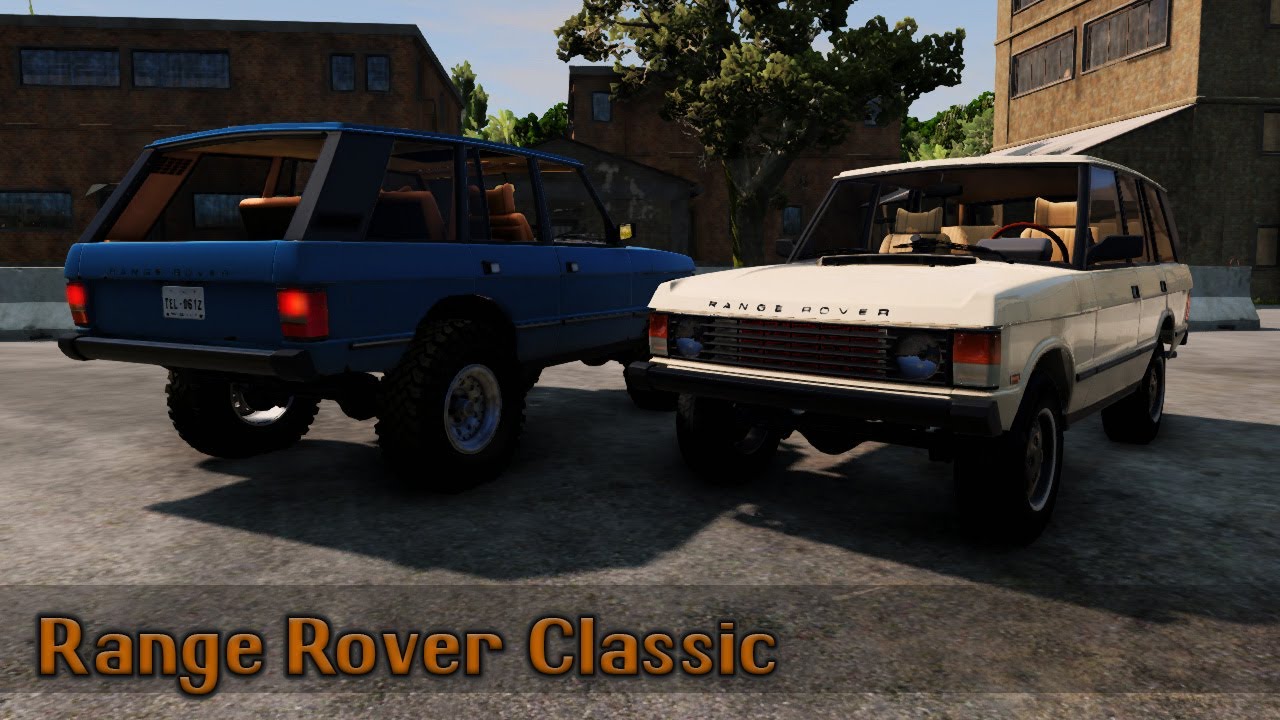Мод Range Rover Classic для BeamNG.drive - YouTube