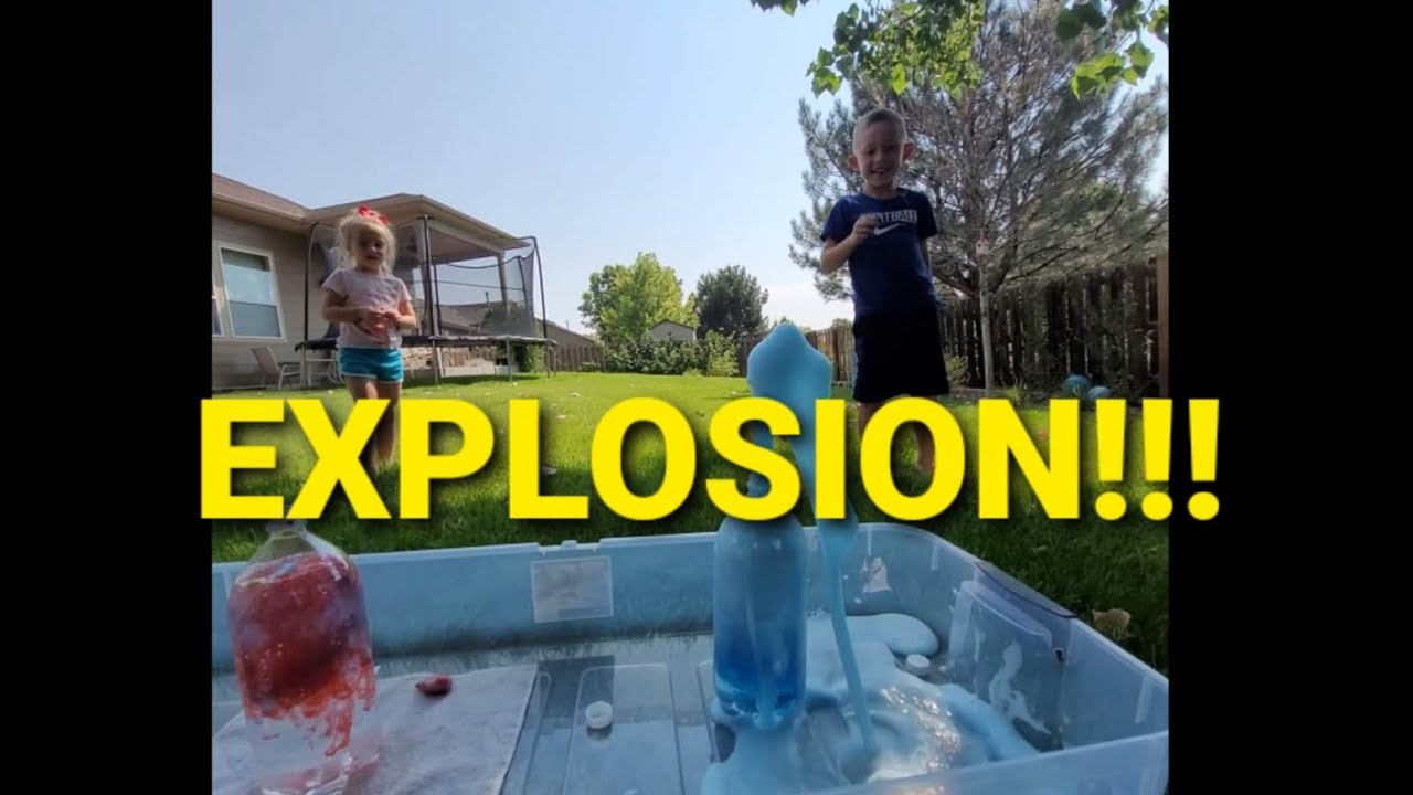 Explosion, Alka seltzer and carbontion- fun - Kids- experiment - YouTube