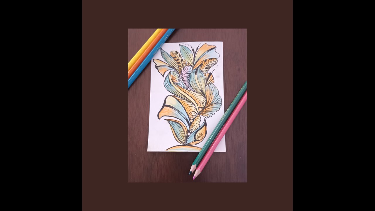 Easy Zentangle // Tangle Pattern-Juki,Finegogh, Lantern-Pho ...