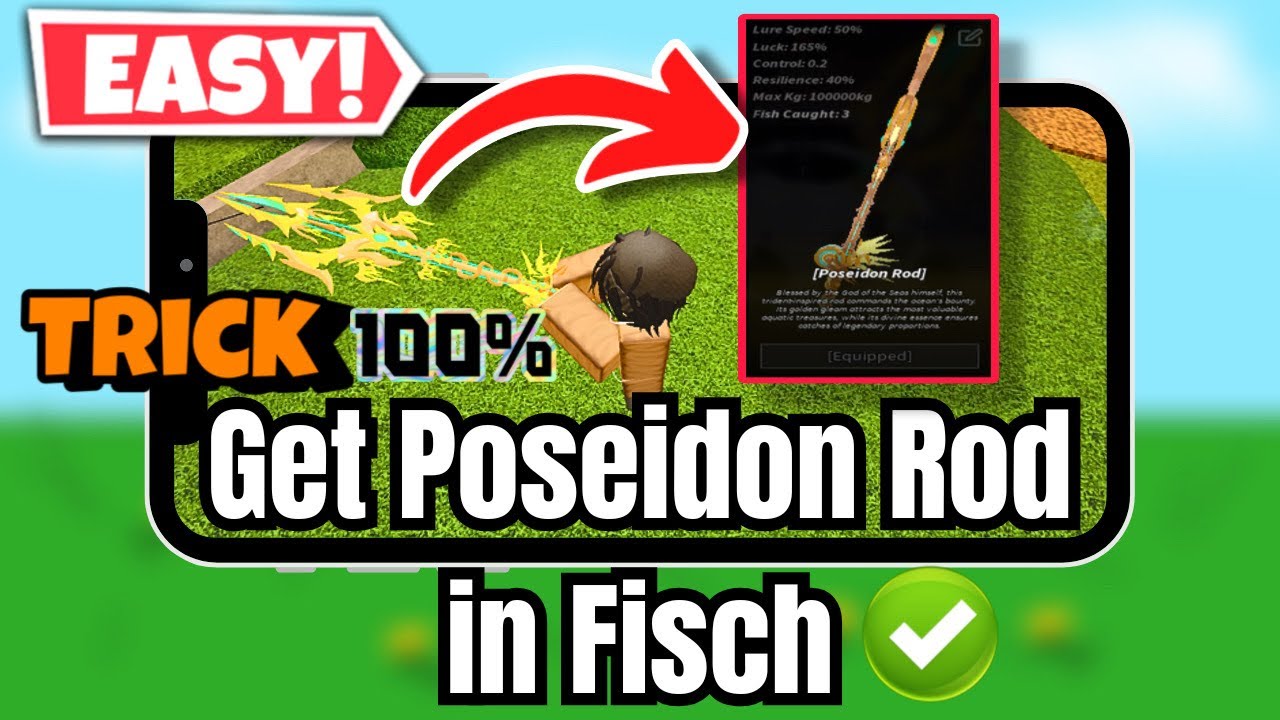 How to get Poseidon Rod in Fisch on Roblox (Easiest Method) - YouTube