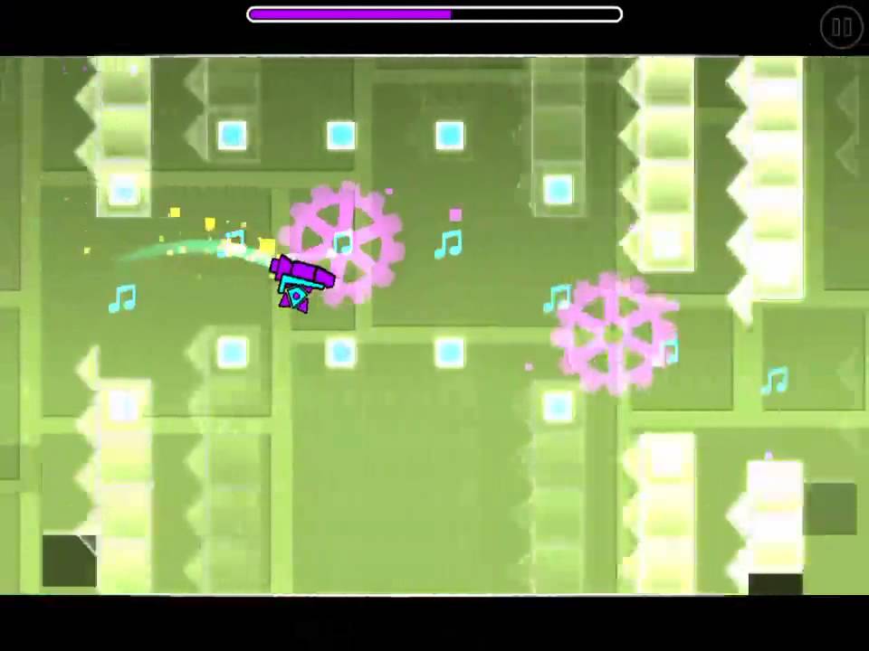 Geometry dash The Nightmare level - YouTube