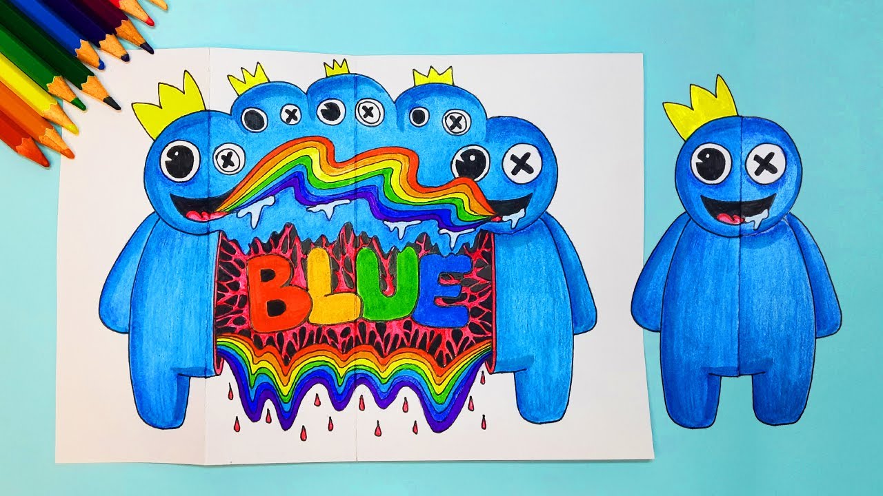 Rainbow friends mutant Blue | Радужные Друзья мутант Голубой - YouTube