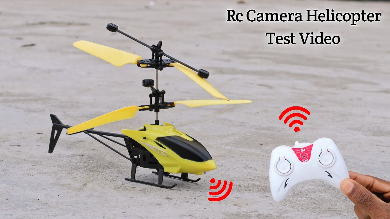 Mini rc remote control flying camera helicopter unboxing and test video ...