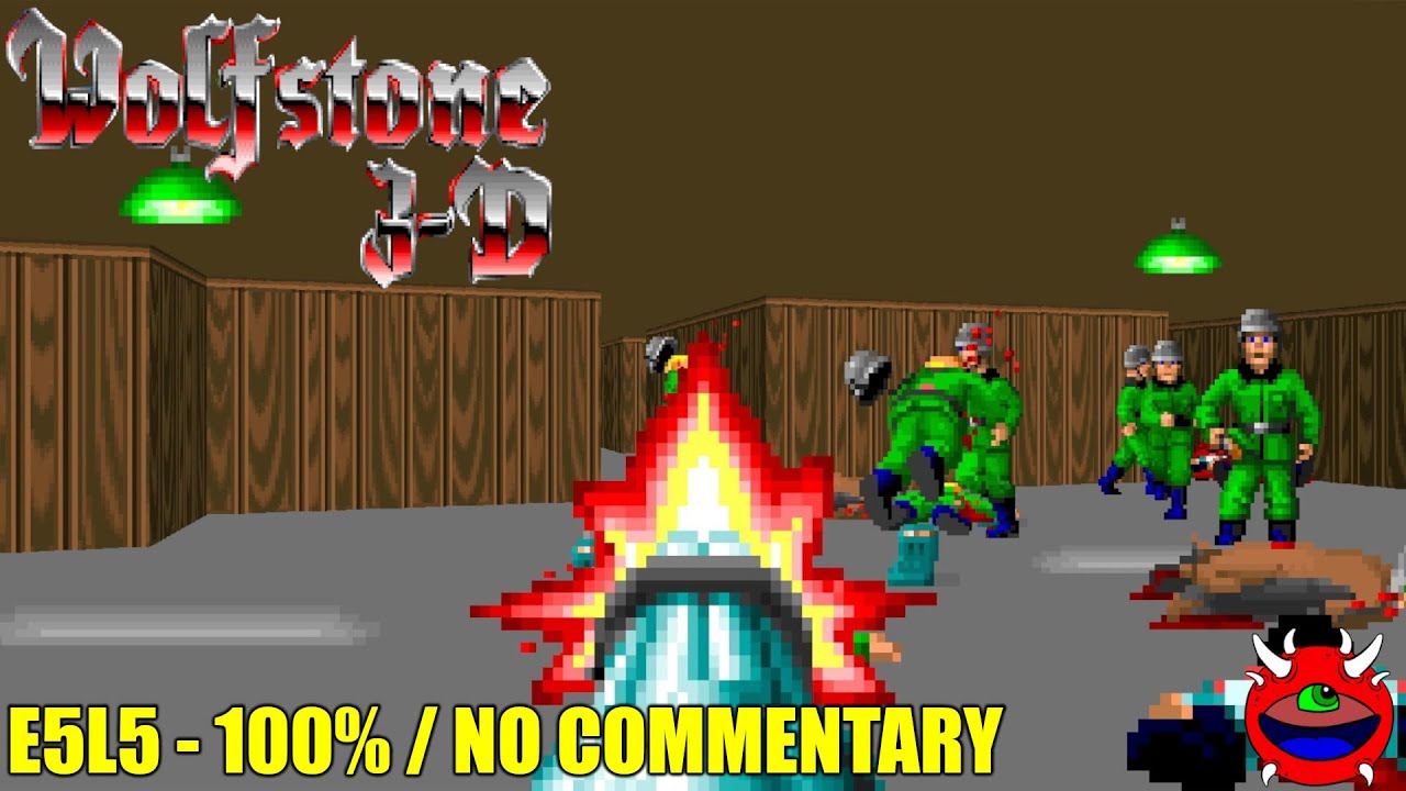 Wolfstone 3D (ECWolf) - E5L5 - 100% No Commentary - YouTube