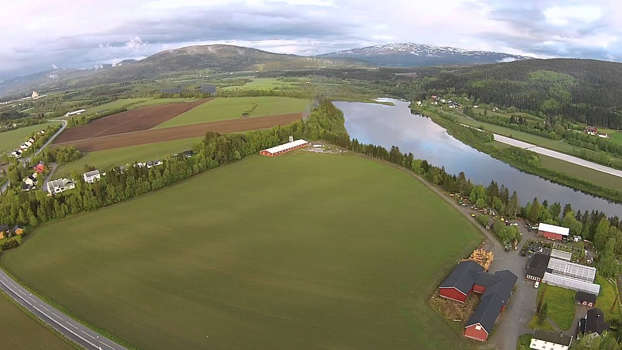 Drone film av Overhalla sentrum :-) - YouTube