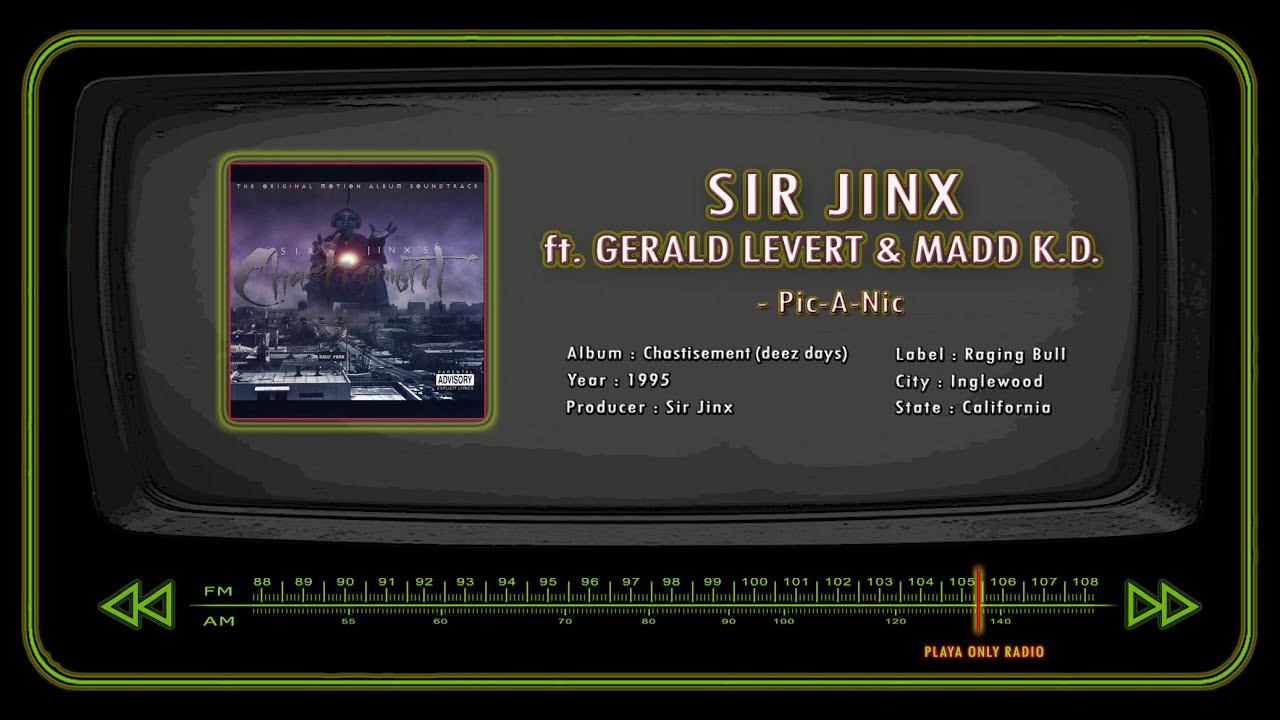 SIR JINX ft. GERALD LEVERT & MADD K.D. - Pic-A-Nic - YouTube