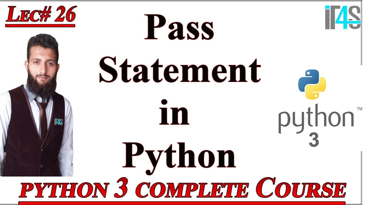 Python Tutorial In Urdu Hindi IT4Solutions Pass Statement In python-tutorial-in-urdu-hindi-it4solutions-pass-statement-in