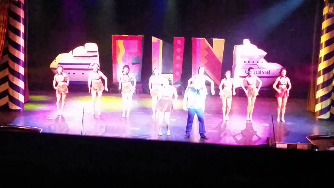 Carnival Liberty Cruise Stage Show 2 - YouTube