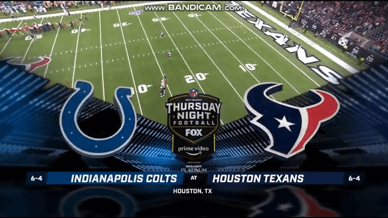 FOX/NFLN TNF intro | IND@HOU | 11/21/19 - YouTube