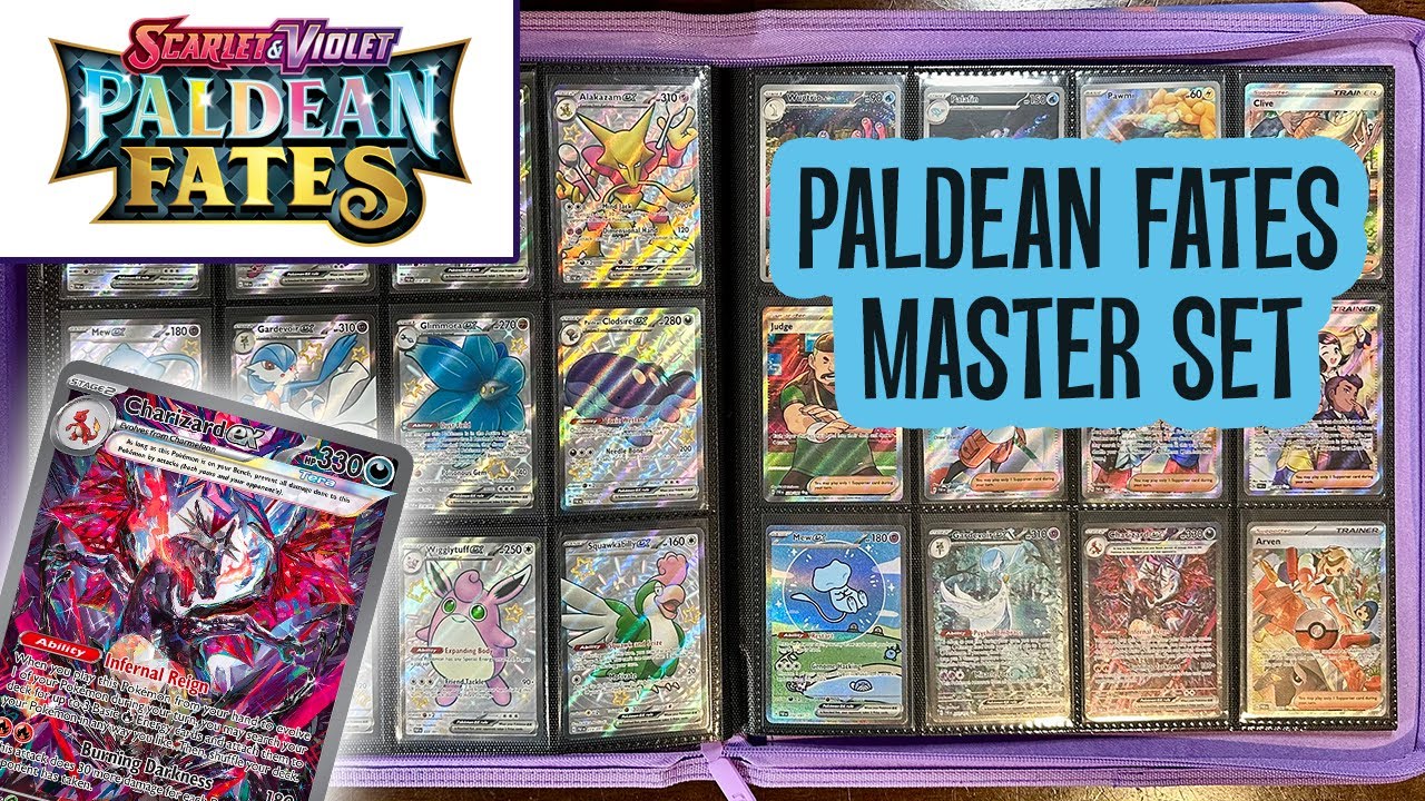 Pokemon Paldean Fates Complete Master Set - 326 Cards + Promos - YouTube