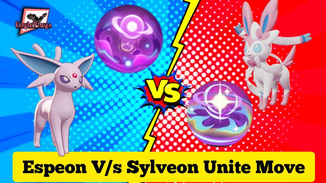 Espeon V/s Sylveon UNITE Move Comparison 🔥 - YouTube