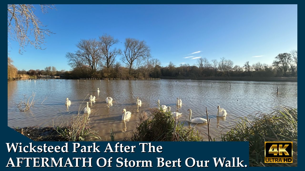 Wicksteed Park After The Aftermath Of Storm Bert Flood Walk 24hr Later ...