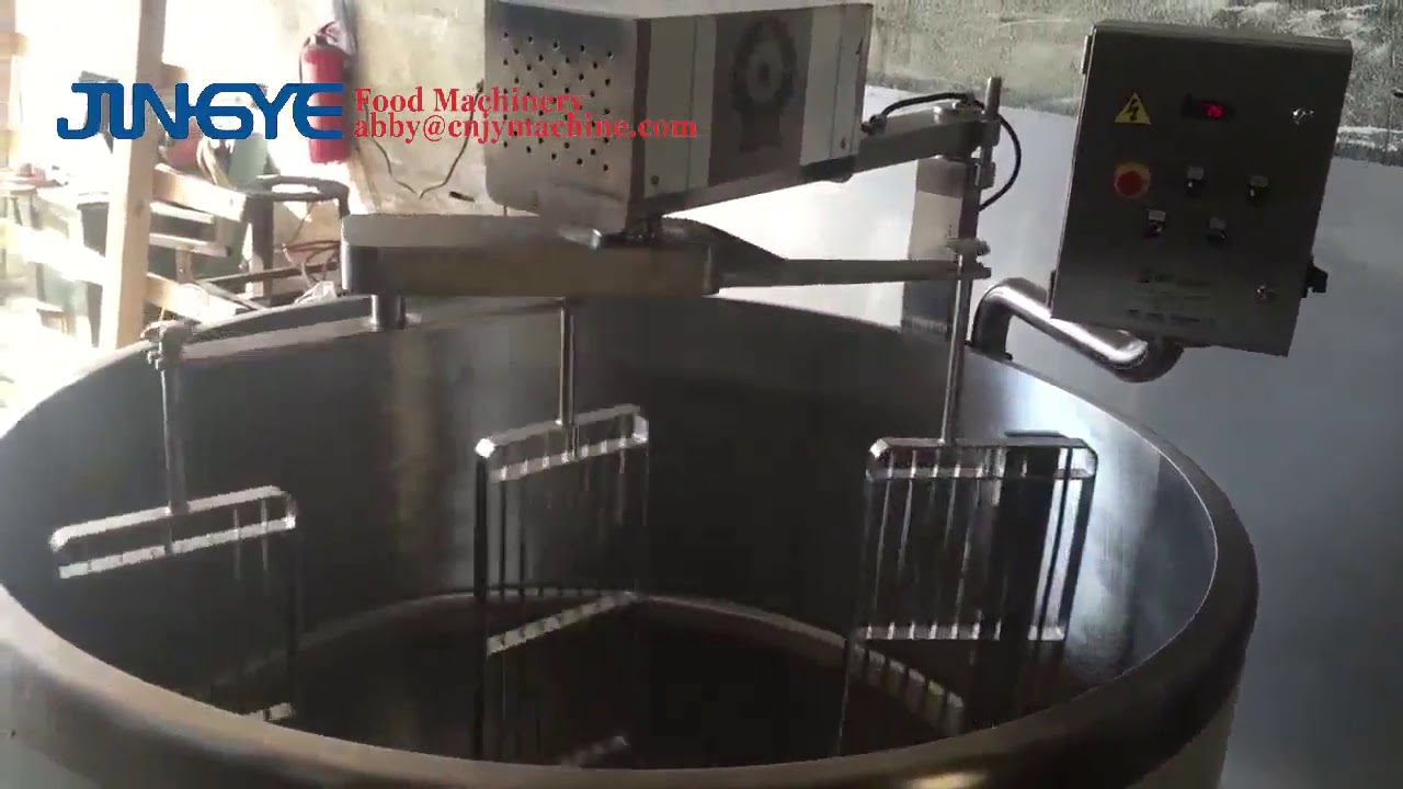 small cheese vat / cheese mixing vat - YouTube