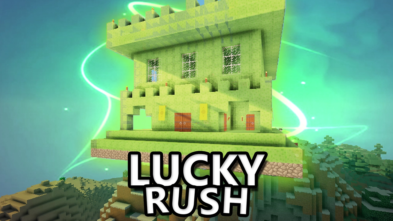 SLIME CASTLE ON THE HILL | Minecraft LUCKY RUSH | baastiZockt - YouTube