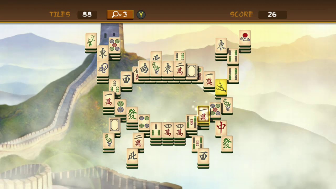 Mahjong Gameplay on Xbox One X - YouTube