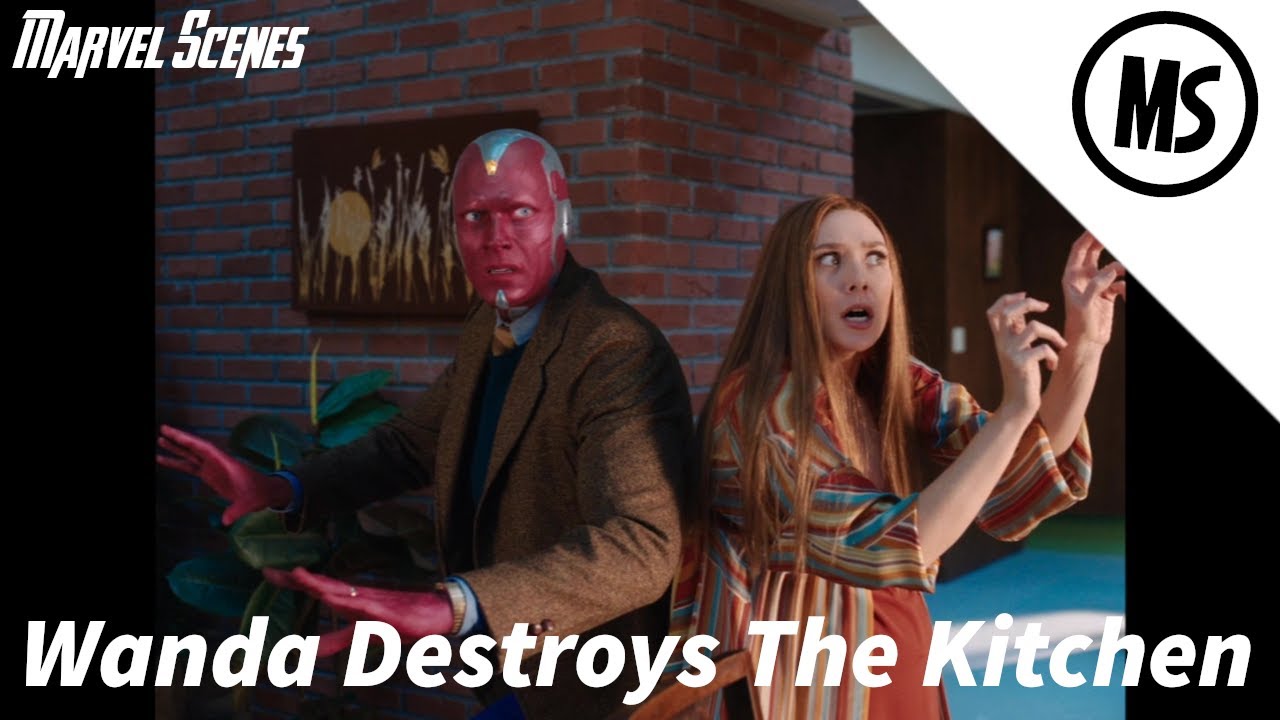 WandaVision 1x03 | Wanda Destroys the Kitchen (HD) | Marvel Scenes ...