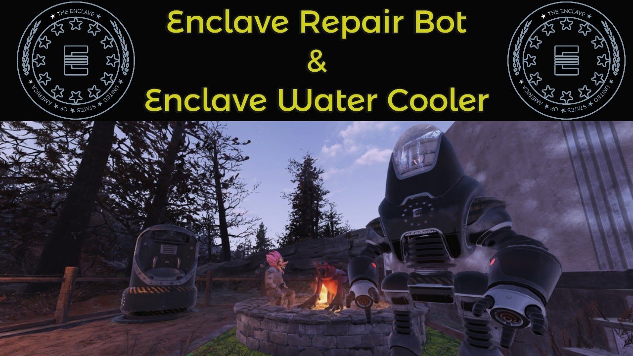Enclave Repair Bot & Water Cooler Coming To Fallout 76... - YouTube