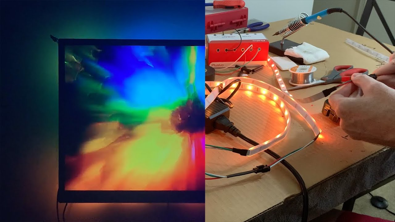 Build your Own Ambilight Part 3 - Building the Ambilight! Hyperion, WS2812B, NodeMCU ...