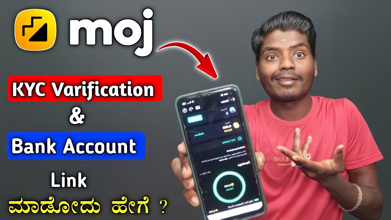 How To Moj App KYC Verification || How to add Bank Account On Moj App ...