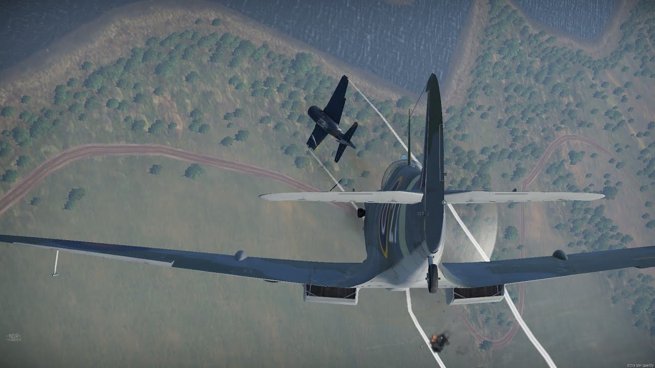 Short - War Thunder - Spitfire F Mk IX - Scissors - YouTube