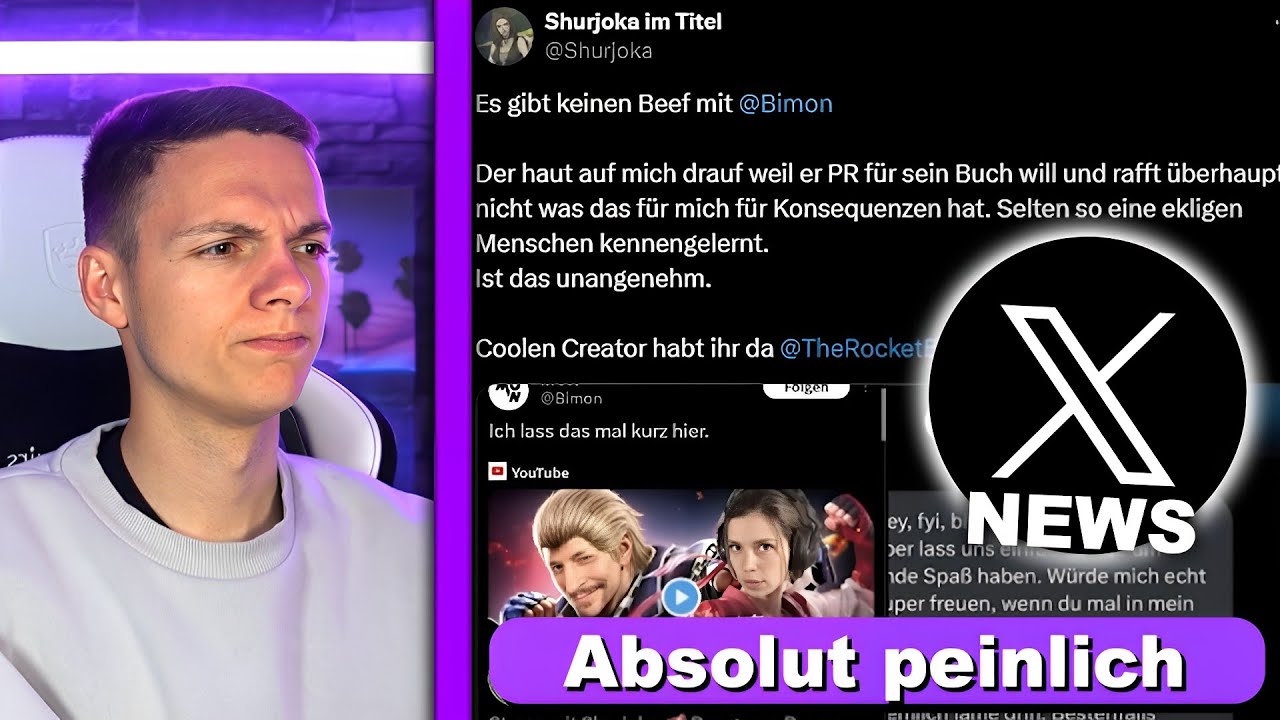 Shurjoka leakt Privatnachricht von Simon & der peinliche "Beef" - YouTube