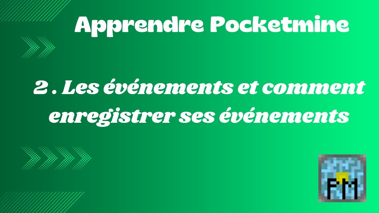 Apprendre Pocketmine | #2 Les événements et comment enregistrer ses ...