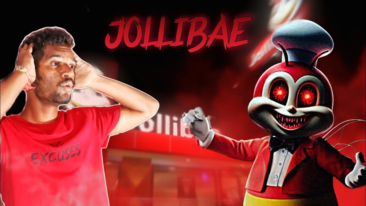 Playing Jollibae The Burger Horror Game/Jolliebae Horror Gameplay - YouTube