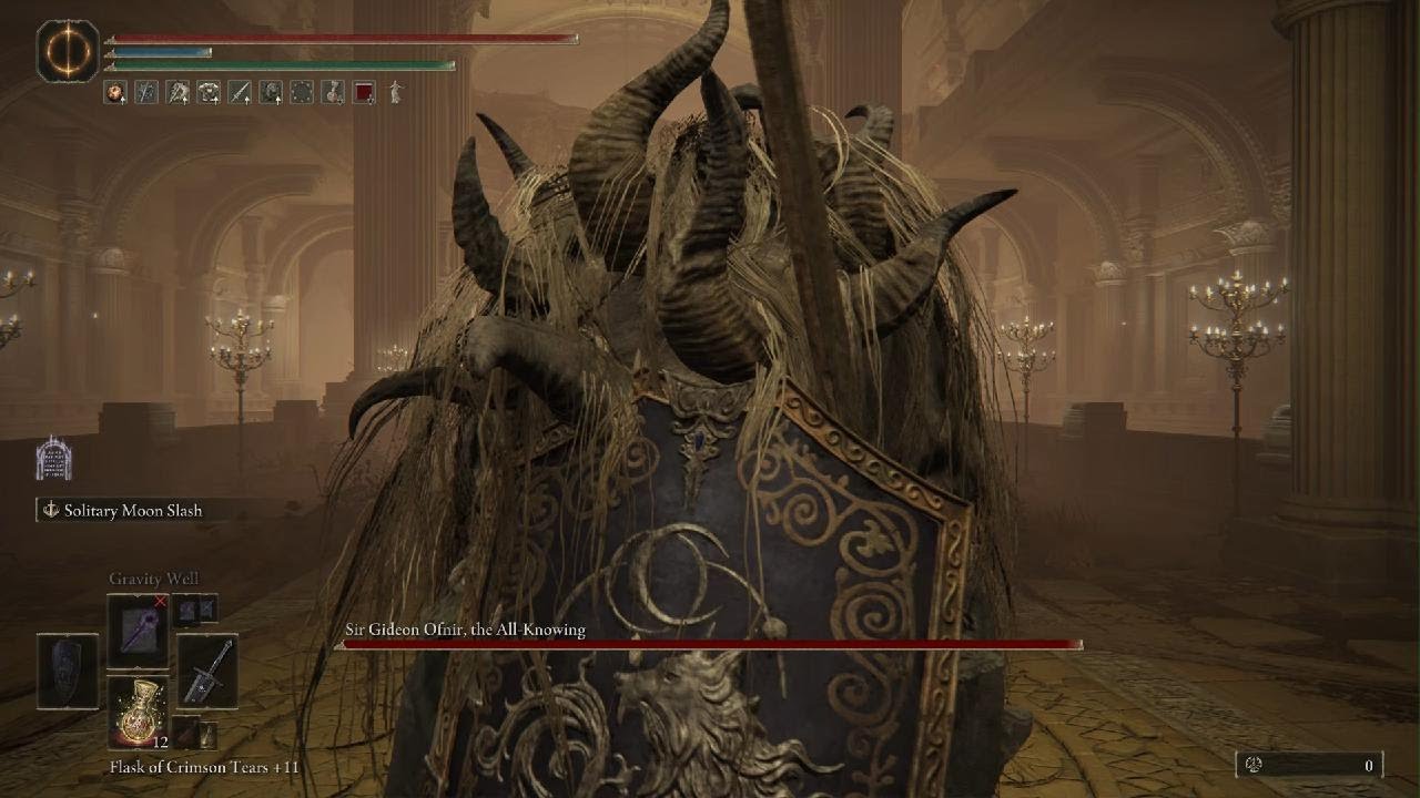 ELDEN RING sir gideon ofnir, the all-knowing - YouTube