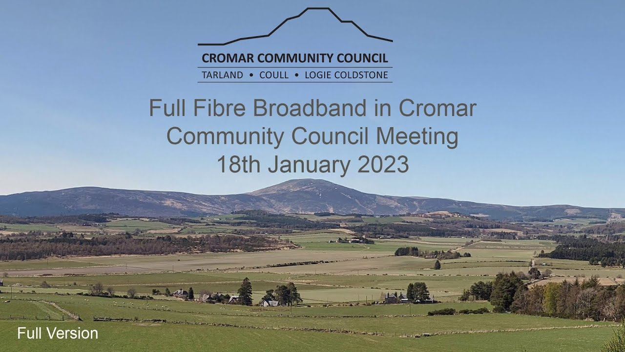 Full Fibre Broadband in Cromar Aberdeenshire - Plans by Broadway ...