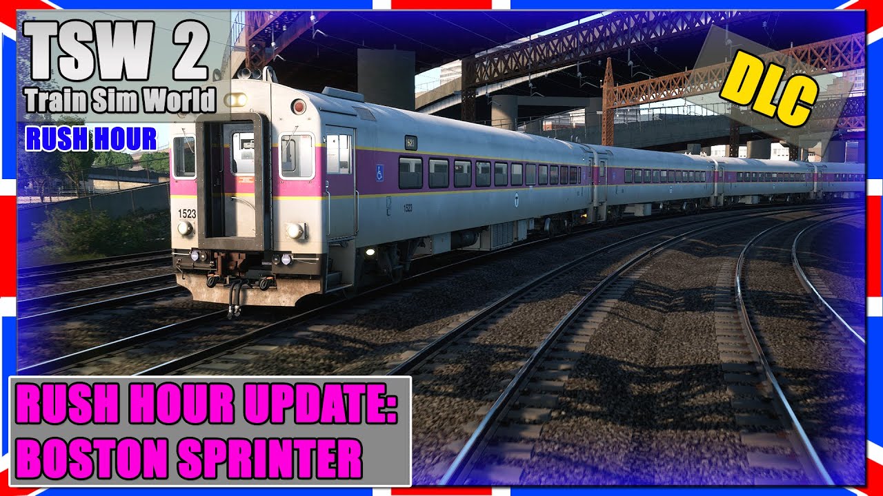 Train Sim World 2 | BOSTON SPRINTER | MBTA | TSW2 Rush Hour [PC|Deutsch] - YouTube