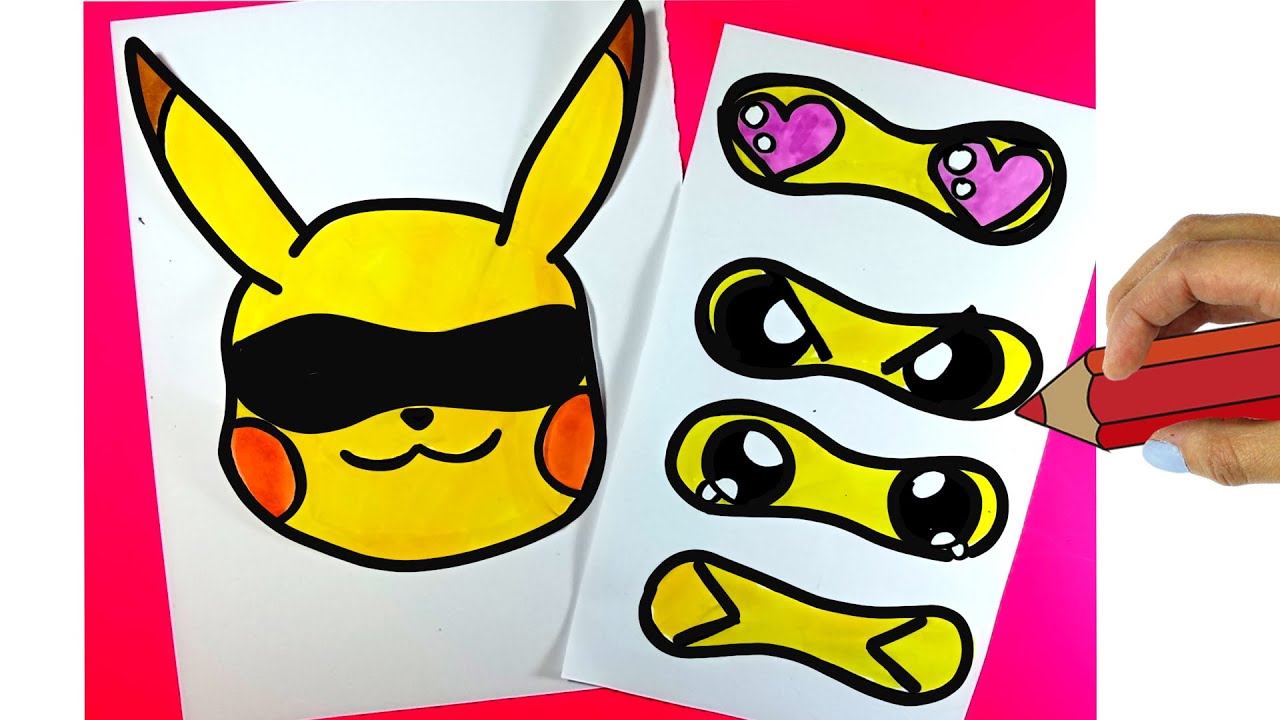 🟡How to Draw PIKACHU Transformations ⚡Coloring and Drawing PIKACHU ...