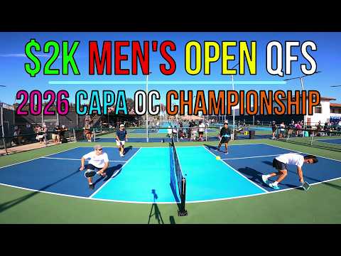 $2K Men’s Open Quarterfinals - Tsai (5.4) / Krittayaweth (5.1) vs Lee (4.9) / Almaraz (4.9) CAPA OC