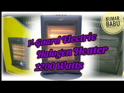 V-Guard Electric #Halogen Heater #1200Watts New - YouTube