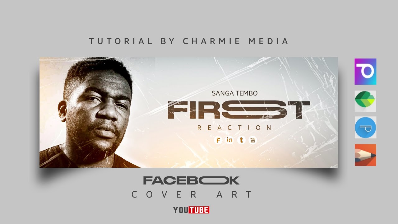 How To Design Facebook Cover Art - YouTube