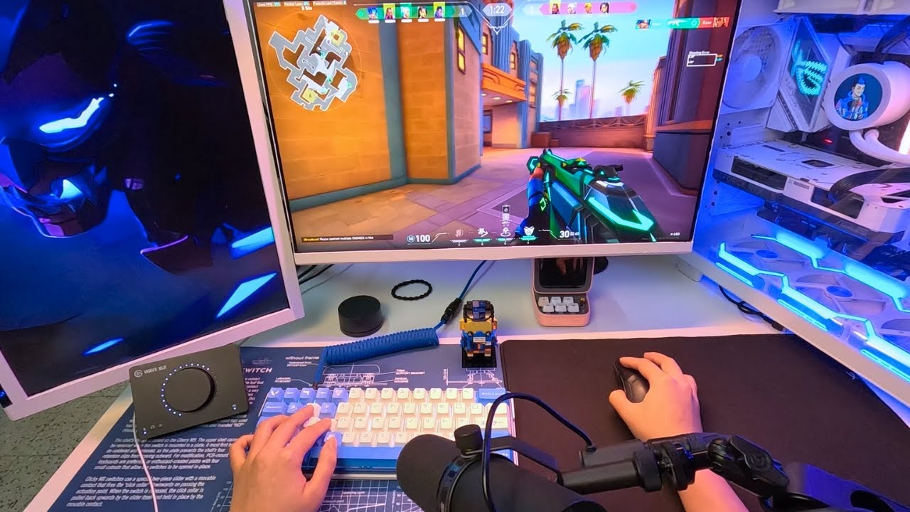 POV Building Yoru Keyboard & Playing on SwiftPlay with it (Valorant ...